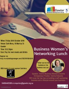 Business Women's Networking Lunch - Business Gawler